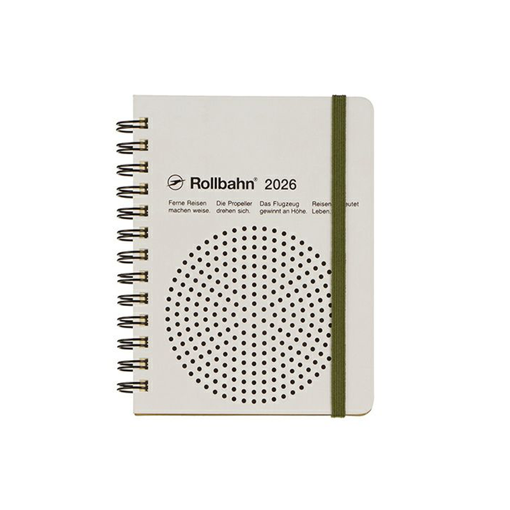 Rollbahn 2025-2026 Spiral Pocket Monaural Monthly Planner by Delfonics ...