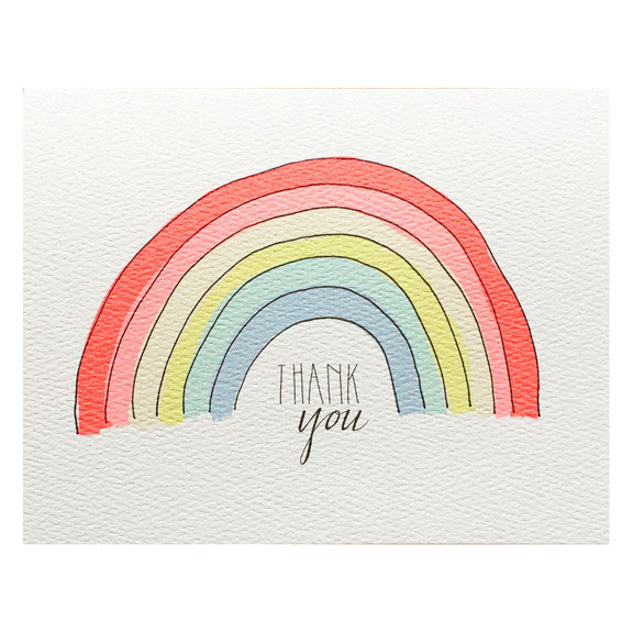 Thank You Rainbow Card by Hartland Brooklyn – Little Otsu